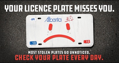 Stolen Licence Plates
