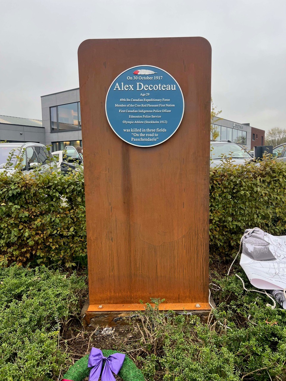 EPS Sgt Alex Decoteau honoured on Indigenous Veterans Day