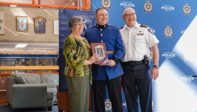 Sergeant Ryan Katchur named Kiwanis Top Cop 2023